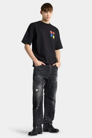 Dsquared2 Distressed Bow-leg Jeans
