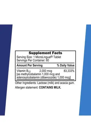 SUPERIOR SOURCE Advanced B-12 Sublingual Dissolving Tablets