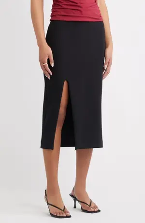 OPEN EDIT The Muse Pencil Skirt - Black