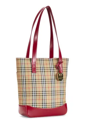 Burberry Haymarket Pocket Shoulder Bag