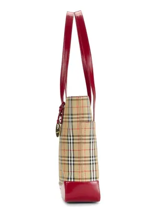 Burberry Haymarket Pocket Shoulder Bag