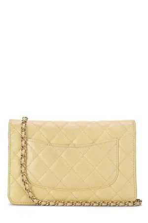 Chanel Iridescent Caviar Classic Quilted Wallet On Chain
