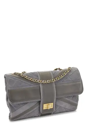 Chanel Suede Union Jack Reissue Flap Bag