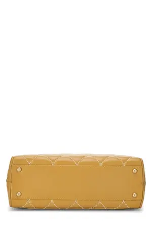 Chanel Leather Wild Stitch Boston Bag