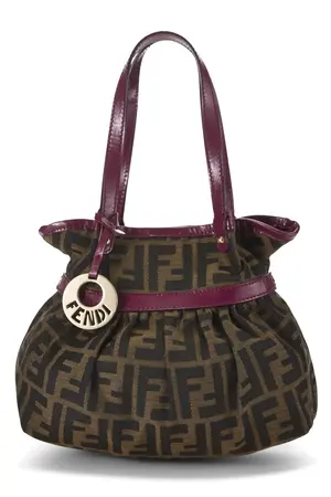 Fendi Zucca Handbag - Brown