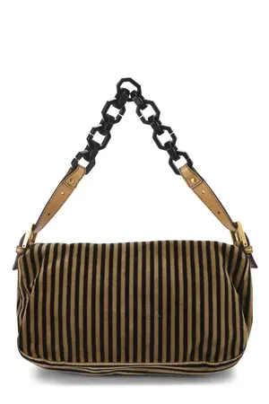 Fendi Velour Shoulder Bag