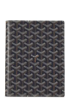 Goyard Ine Canvas Castiglione Document Cover - Navy