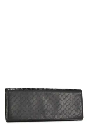 Gucci Gg Monogram Patent Leather Clutch