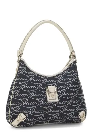 Gucci Abbey Hobo Gg Canvas Bag