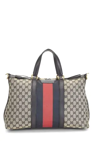 Gucci Navy Gg Rania Tote Bag Navy