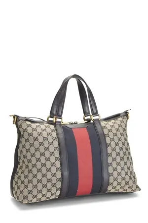 Gucci Rania Gg Canvas Tote Bag