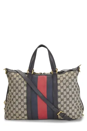 Gucci Rania Gg Canvas Tote Bag