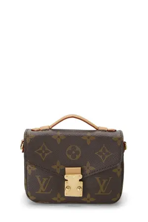 LOUIS VUITTON Monogram Canvas Micro Métis Bag - Brown