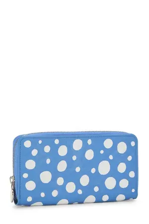 LOUIS VUITTON Yayoi Kusama X & White Dots Infinity Taurillon Zippy