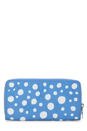 LOUIS VUITTON Yayoi Kusama X & White Dots Infinity Taurillon Zippy