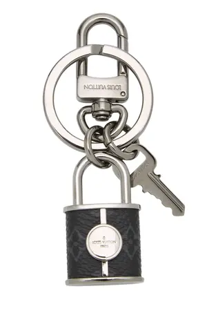 Chanel Silver Padlock Bag Charm