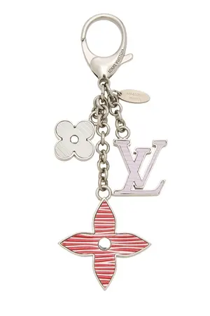 LOUIS VUITTON Fleur D'epi Bag Charm - Orange
