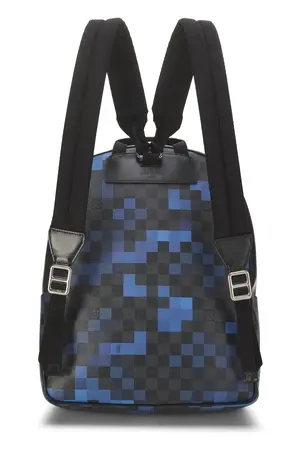 LOUIS VUITTON Damier Pixel Josh Backpack - Blue