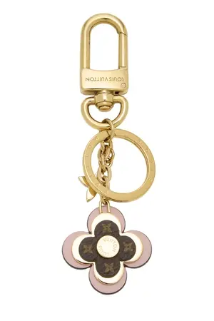 LOUIS VUITTON Multicolor Porte Cles Blooming Flowers Bag Charm - Pink