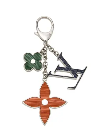 LOUIS VUITTON Fleur D'epi Bag Charm - Orange