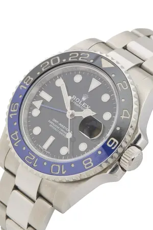 Rolex Gmt-master Ii "batman" Stainless Steel Watch