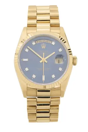 Rolex Diamond Dial President 18238 - Blue
