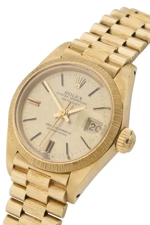 Rolex Linen Dial Bark President 6927