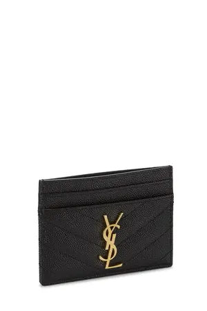 Saint Laurent Grainy Card Holder