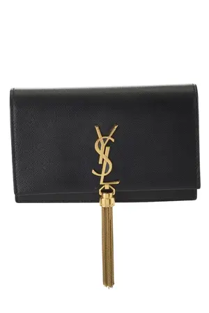 Saint Laurent Grainy Kate Tassel Wallet On Chain