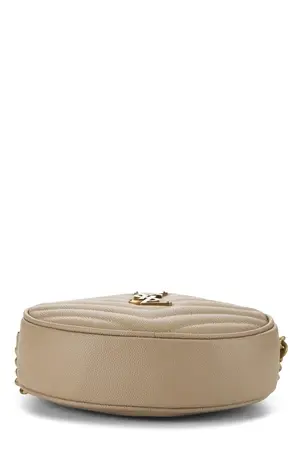 Saint Laurent Grainy Leather Round Camera Bag