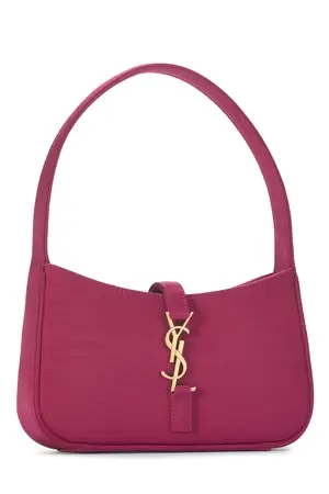 Saint Laurent Satin Le 5 À 7 Shoulder Bag
