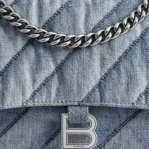 Balenciaga Crush Medium Chain Bag Quilted