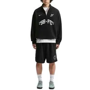 Nike Skate 1/2-zip Fleece Crew-neck Sweatshirt - Black