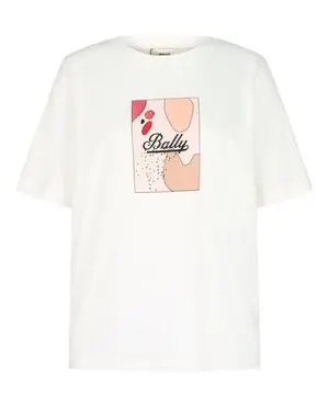 Bally Printed Logo T-shirt - White