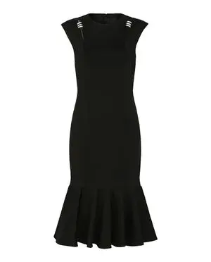 Givenchy Crystal Detail Fit And Flare Dress