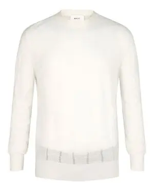 Bally Textured Knit Crewneck Sweater
