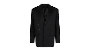 Givenchy Studded Singlebreasted Blazer - Black