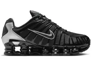 Nike Shox Tl Athletic Sneakers - Black/metallic Silver