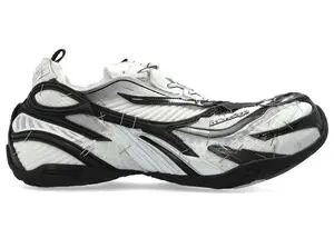 Balenciaga Soleless Sneakers - Black/white/silver