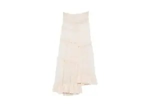 Dries Van Noten Washed Mousseline Silk Dress - Ecru