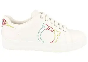 FERRAGAMO Pierre Bor Leather Sneakers