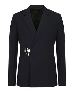 Givenchy Wool Slim Fit Jacket With Ulock Buckle