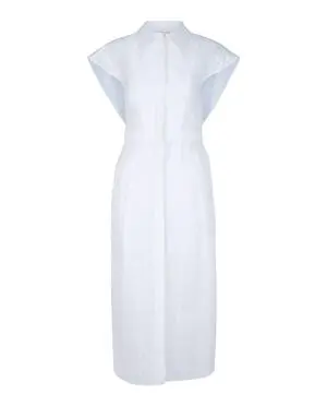 Alexander McQueen Cotton Shirt Dress - Optical White