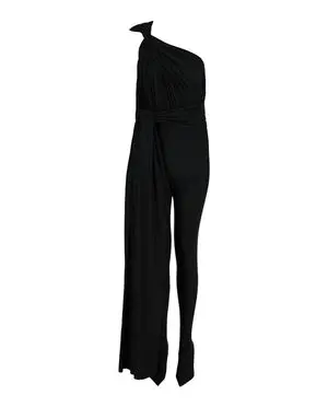 Balenciaga Draped Panta Bodysuit - Black