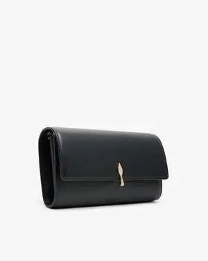 CHRISTIAN LOUBOUTIN Bettina Wallet On A Chain Clutch - Black