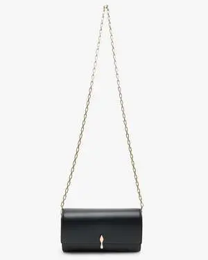 CHRISTIAN LOUBOUTIN Bettina Wallet On A Chain Clutch - Black