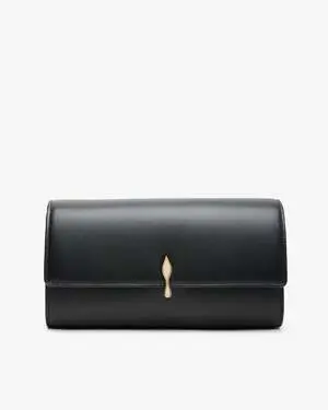 CHRISTIAN LOUBOUTIN Bettina Wallet On A Chain Clutch - Black