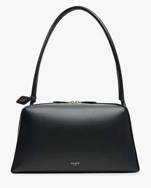 Alaïa Le Bouledogue Medium Leather Bag - Black