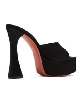 Amina Muaddi Platform Heel Sandals