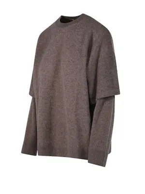 DARKPARK Troy Double Sleeved Jumper - Brown